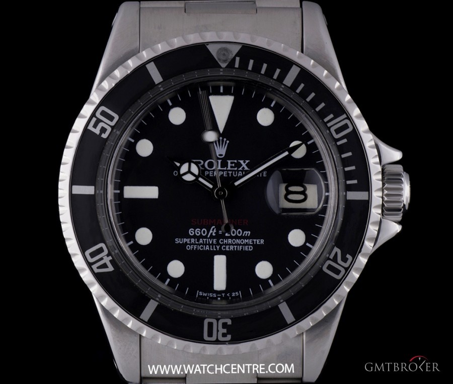 Rolex SS OP Red Writing Mark V Black Dial Submariner Dat, Photo 1 on ...
